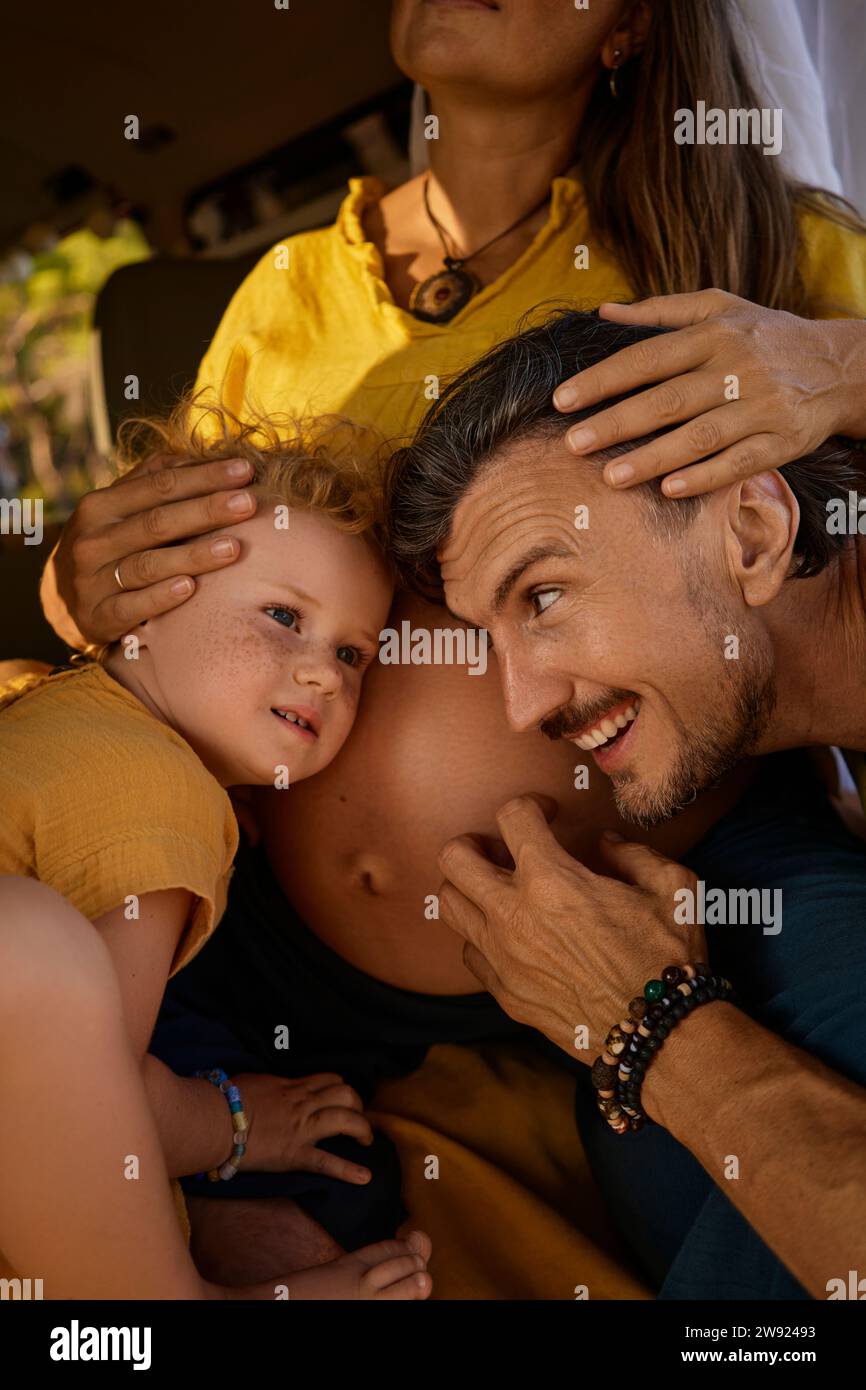 Girl belly hi-res stock photography and images - Alamy