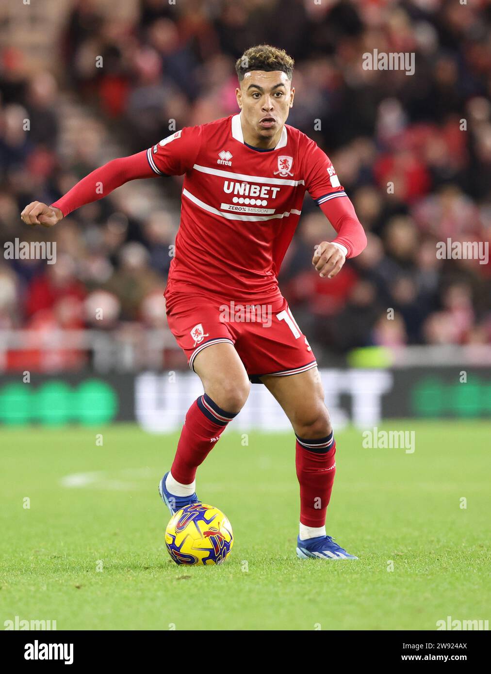 Morgan Rogers of Middlesbrough during the Sky Bet Championship match ...