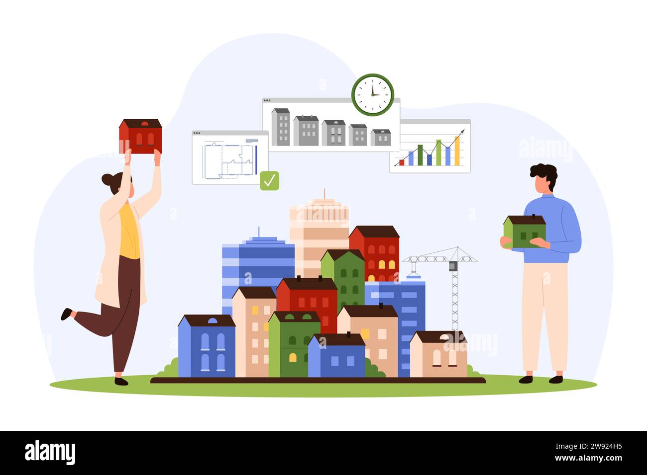 Urbanism planning Stock Vector Images - Alamy