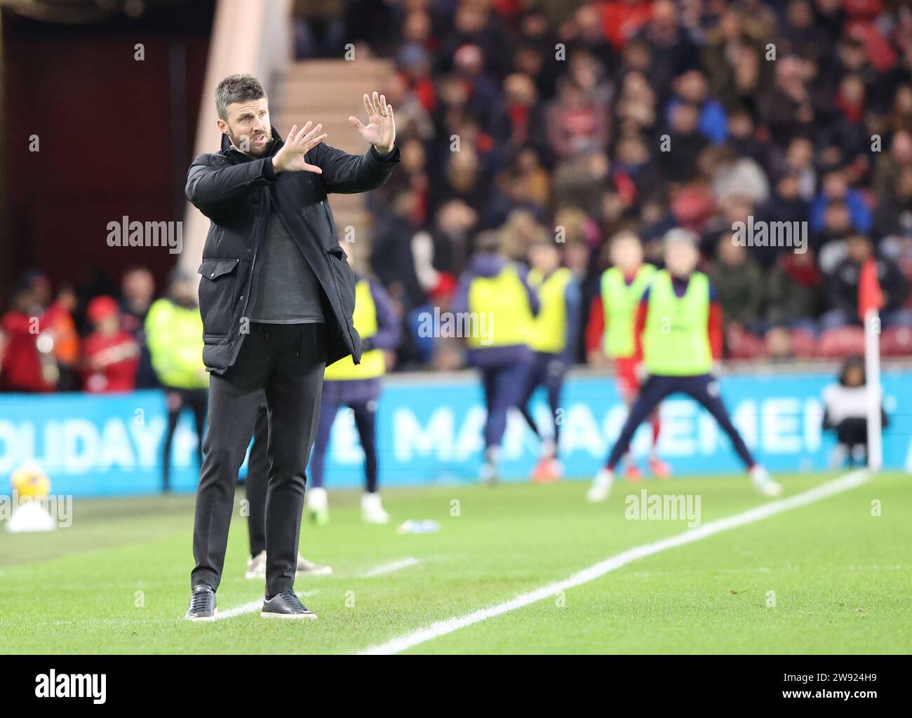 Michael Carrick manager of Middlesbrough during the Sky Bet ...