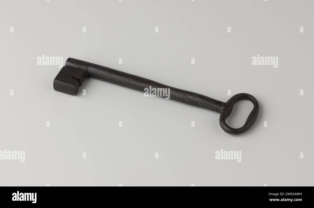 Key to the main gate of the Citadel of Antwerp, 1800 - 1850 Black iron ...