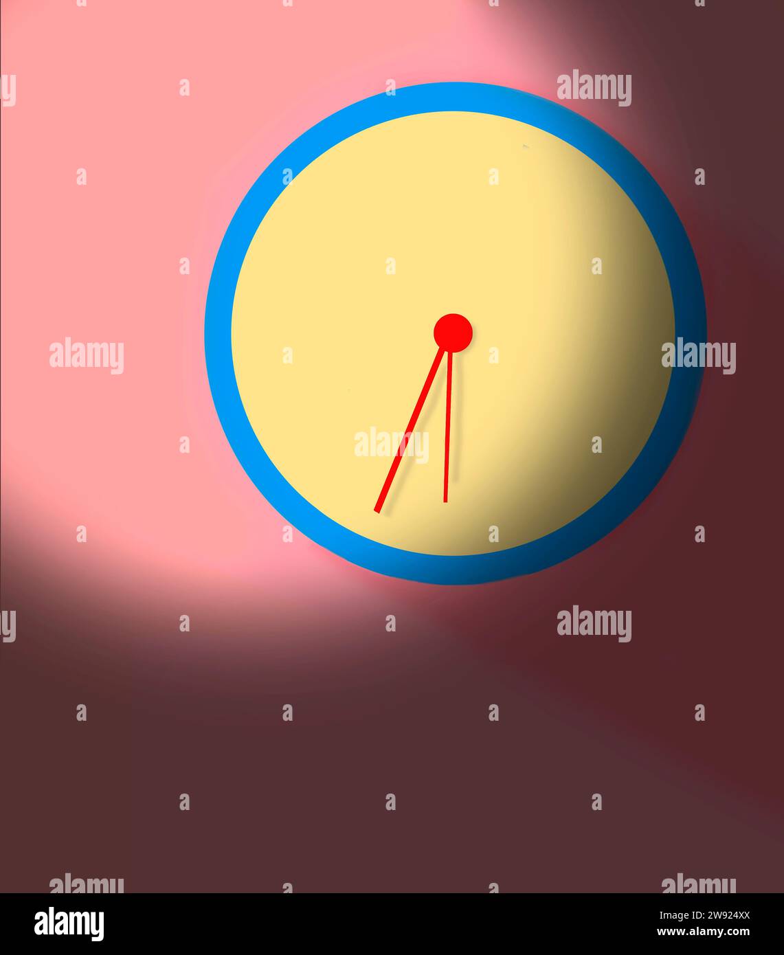 Simple clock in morning hour Stock Photo - Alamy Simple clock in morning hour Stock Photo - Alamy