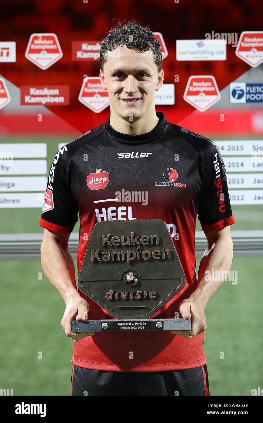 HELMOND, Netherlands. 23rd Dec, 2023. football, Dutch Keuken Kampioen ...