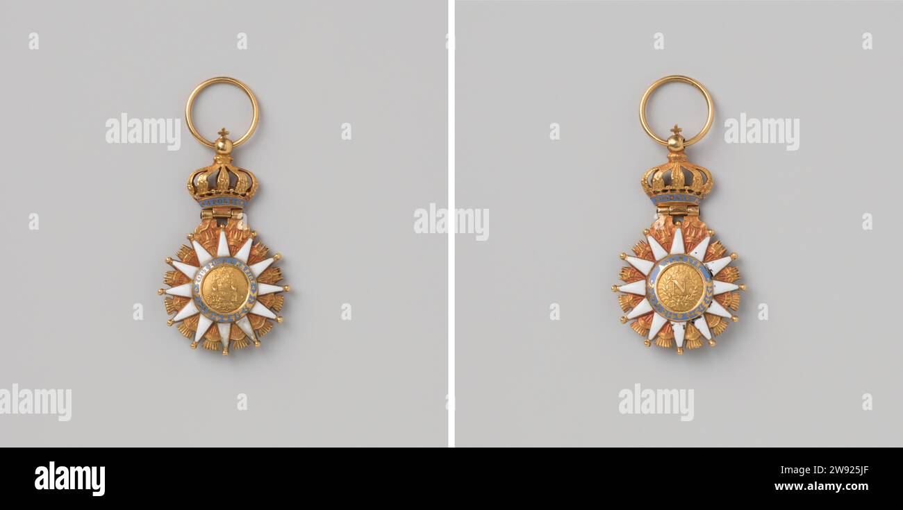 Order sign of the reunion, anonymous, c. 1810 - c. 1815 Golden Order ...