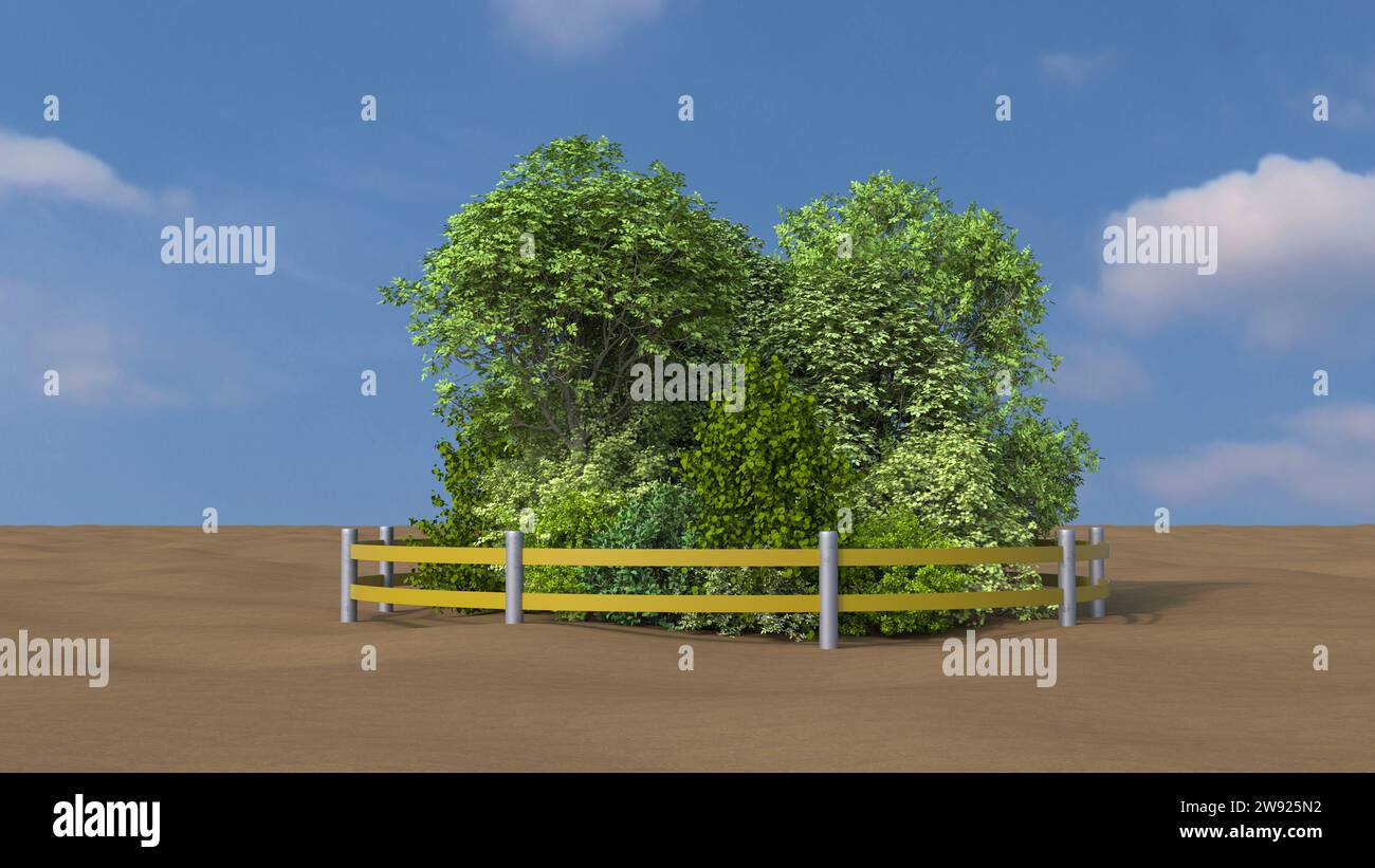 3d rendering green landscape hi-res stock photography and images - Alamy