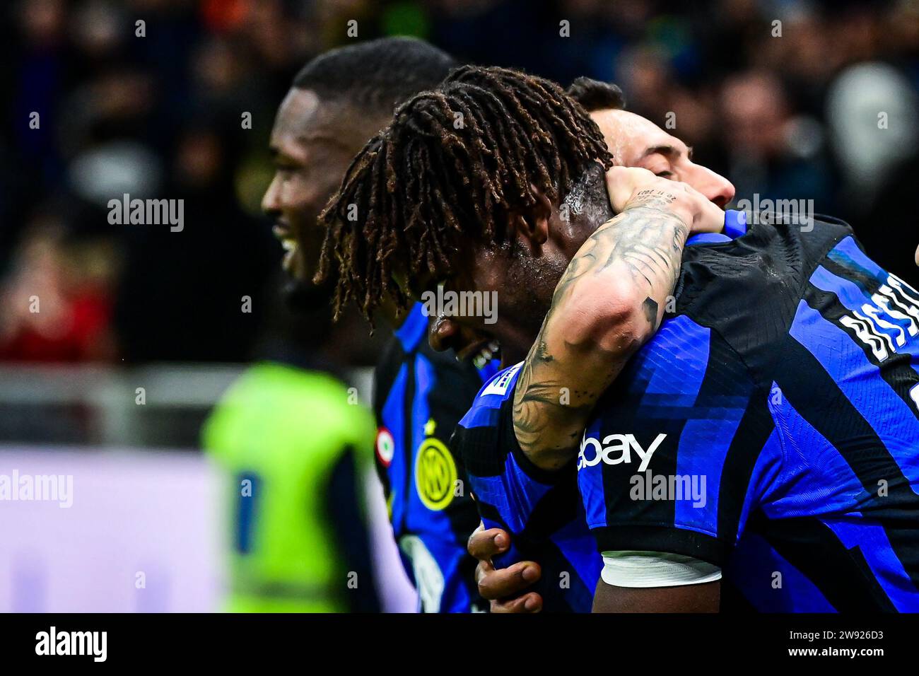 Milan, Italy. 23rd Dec 2023. Yann Aurel Bisseck of FC Internazionale ...