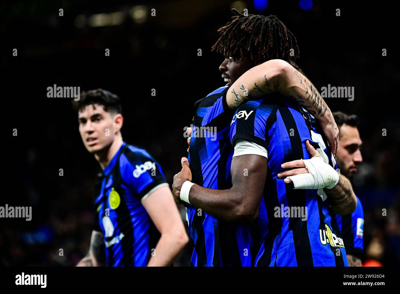 Milan, Italy. 23rd Dec 2023. Yann Aurel Bisseck of FC Internazionale ...