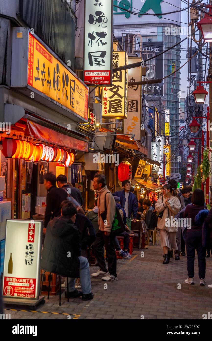 Omoide Yokocho, Shinjuku, Tokyo, Japan Stock Photo - Alamy