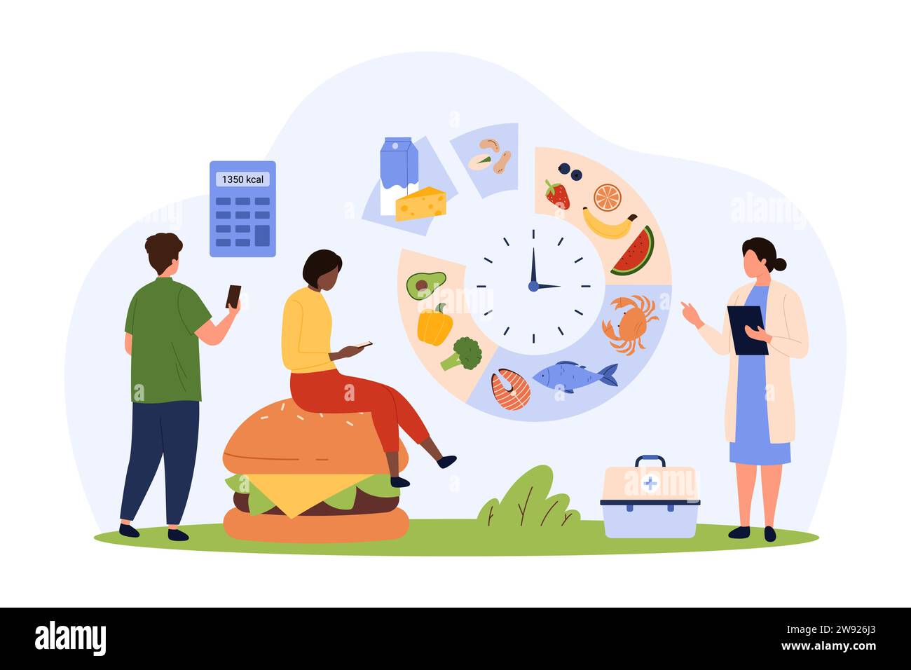 Balanced diet chart hi-res stock photography and images - Alamy