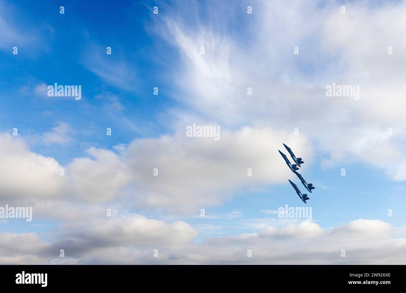 The Blue Angels, the US Navy's Flight Demonstration Squadron, flying ...