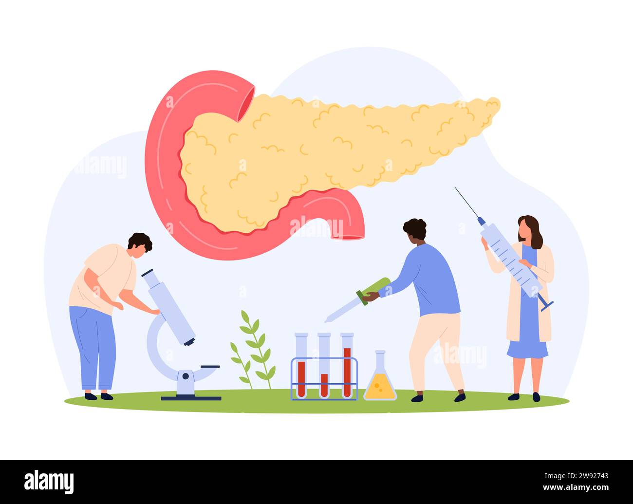 Acute Pancreatitis Stock Vector Illustration Of Hepatic Acute