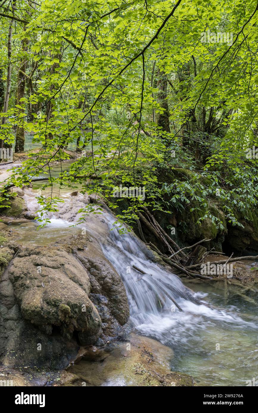 Cascade des Tufs, Les Planches-pres-Arbois, Jura, France Stock Photo ...