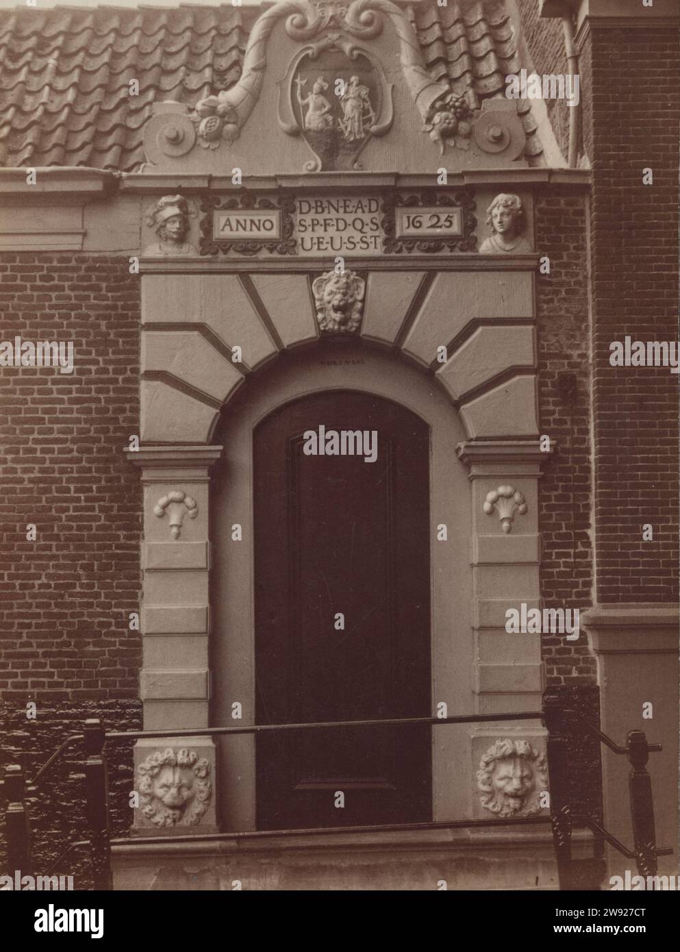 Gate of the Zuiderzee Museum in Enkhuizen, former gate of the ...