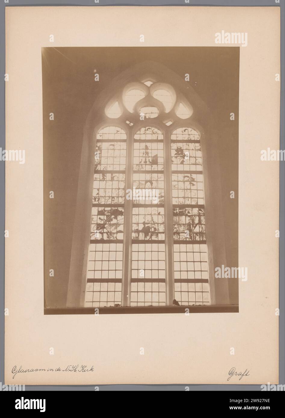 Painted window in the Grote Kerk in Graft, Anonymous (Monumentenzorg ...