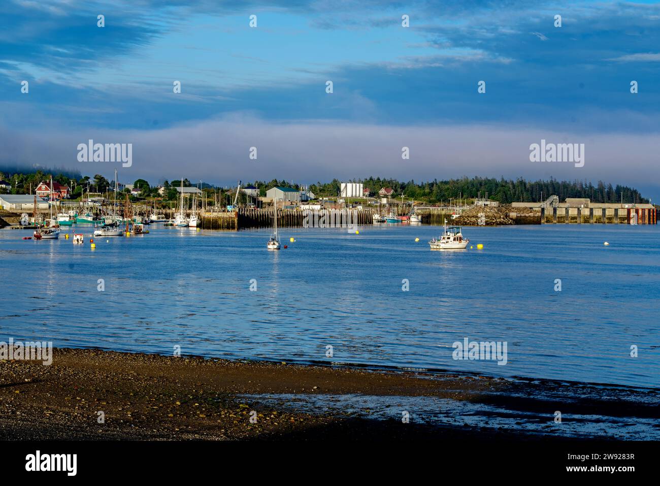 North Head fishing harbour on Grand Manan, New Brunswick, Canada Stock Photo - Alamy