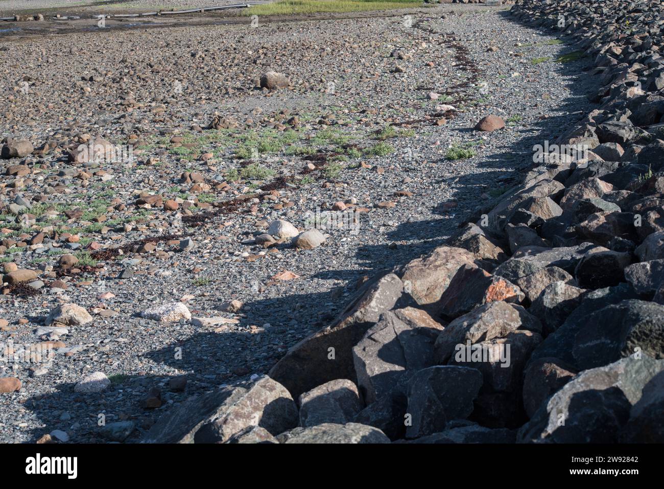 Sea wall coastal stone protection hi-res stock photography and images ...
