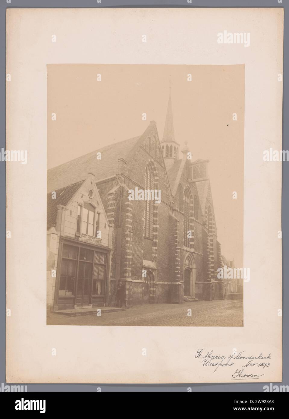 View of the Noorderkerk in Hoorn, Anonymous (Monumentenzorg ...