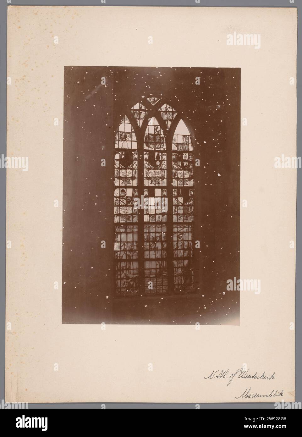 Painted window of the Westerkerk in Medemblik, anonymous (monument care ...