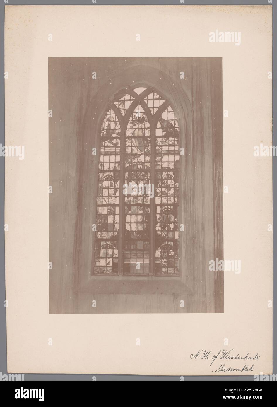 Painted window of the Westerkerk in Medemblik, anonymous (monument care ...