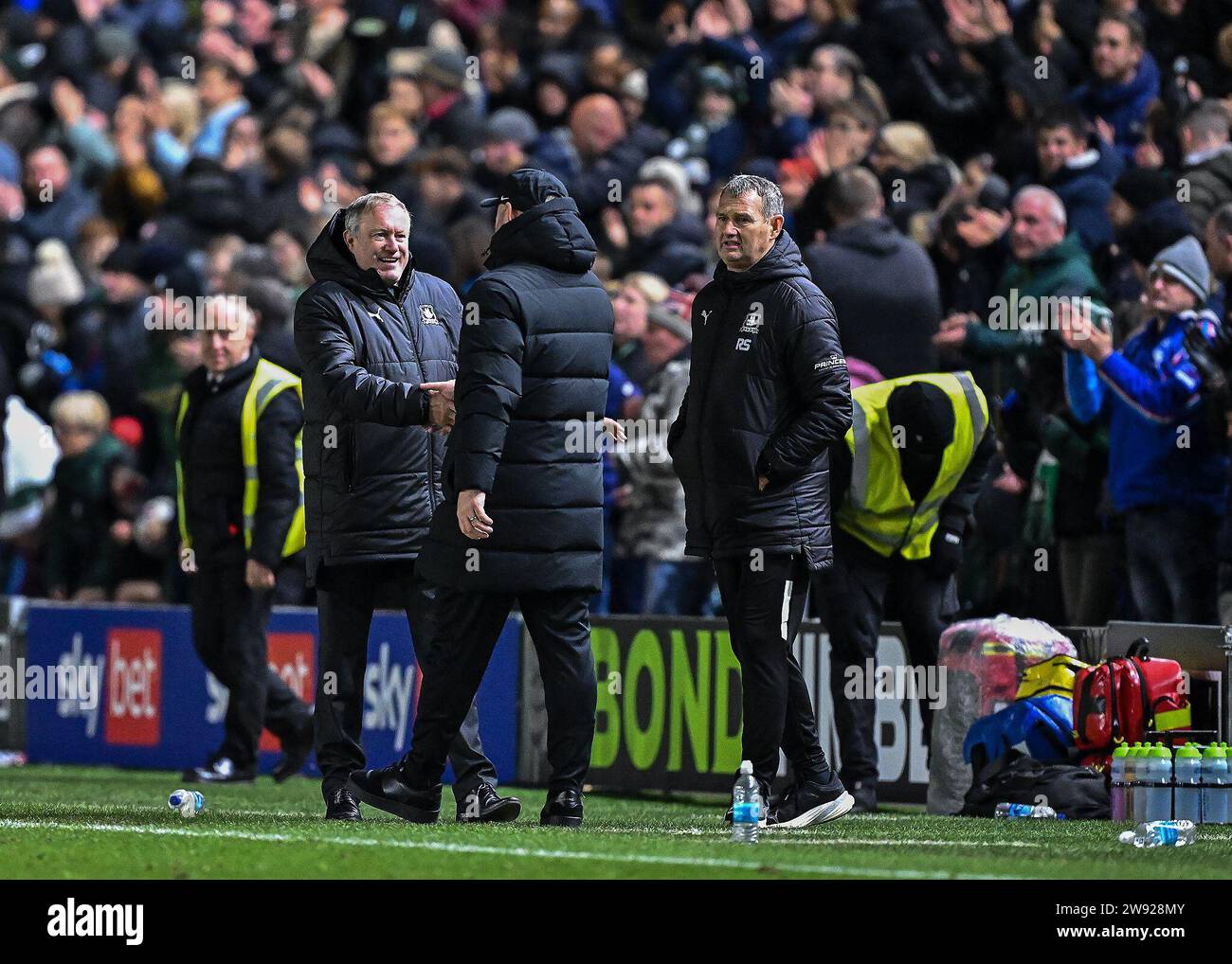 Neil Dewsnip Technical Director of Plymouth Argyle and Wayne Rooney ...