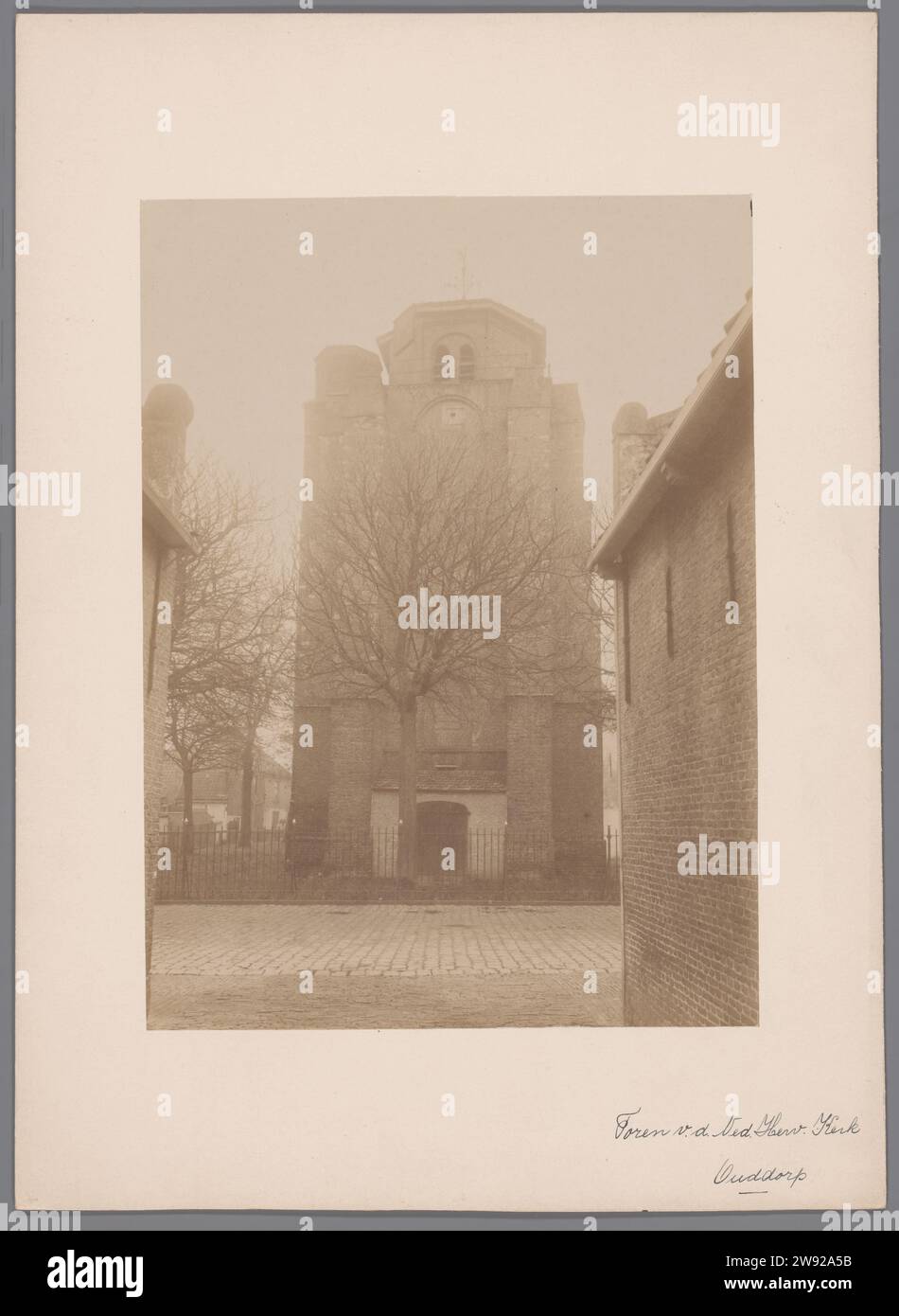 Tower of the Dorpskerk in Ouddorp, Anonymous (Monumentenzorg ...
