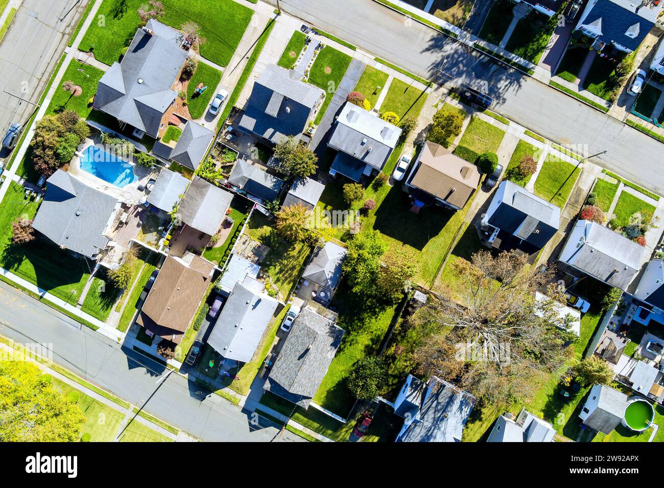 Comfortable living environment small American town in New Jersey that ...