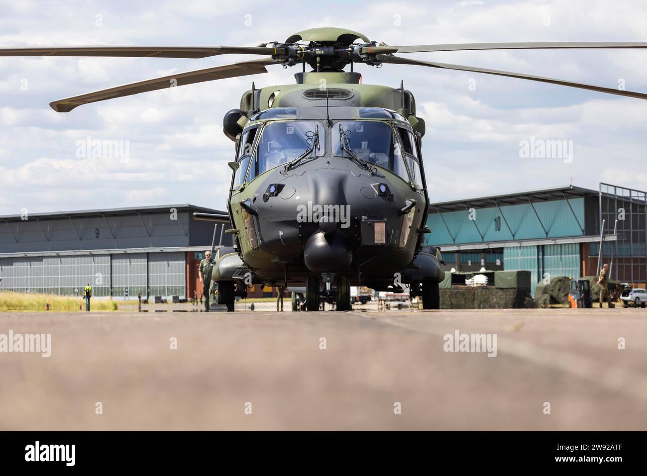 Light transport helicopter NH90, multi-purpose helicopter of the German ...