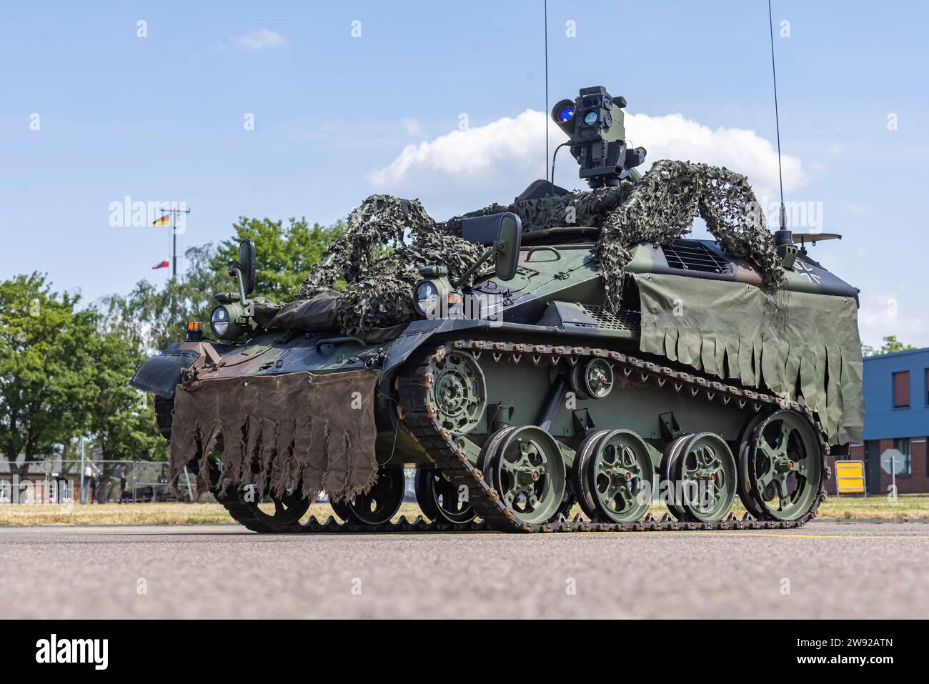 Full tracked vehicle WIESEL of the German Armed Forces, Bueckeburg Army ...