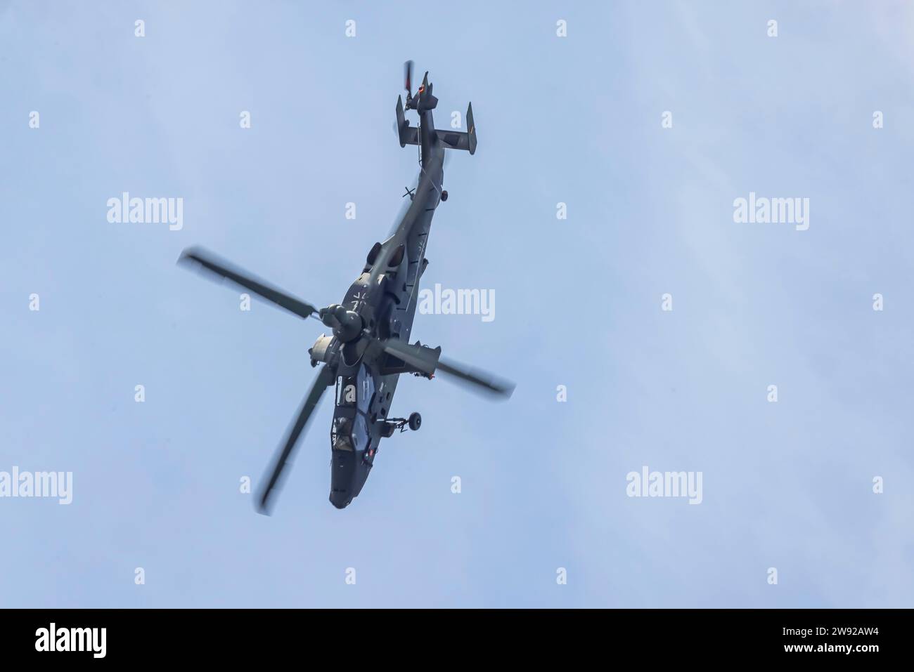 TIGER support helicopter, Eurocopter, Bundeswehr helicopter, flight ...