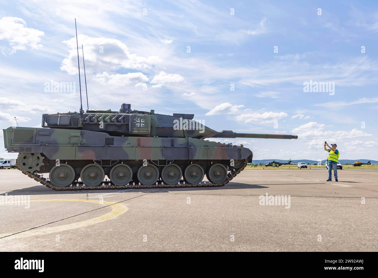 LEOPARD 2 A7 main battle tank of the Bundeswehr, Bueckeburg Army ...