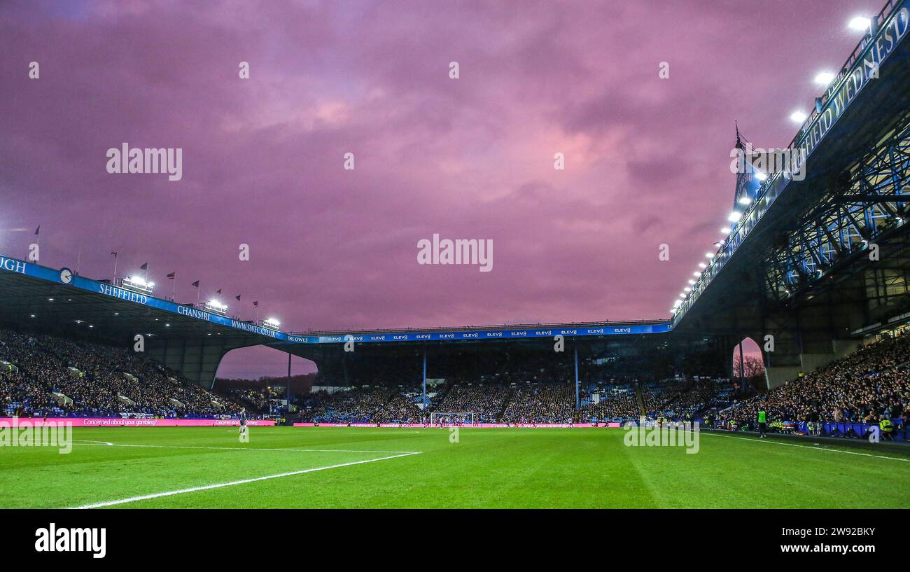 Sheffield, UK. 23rd Dec, 2023. Ground View inside the Stadium during ...