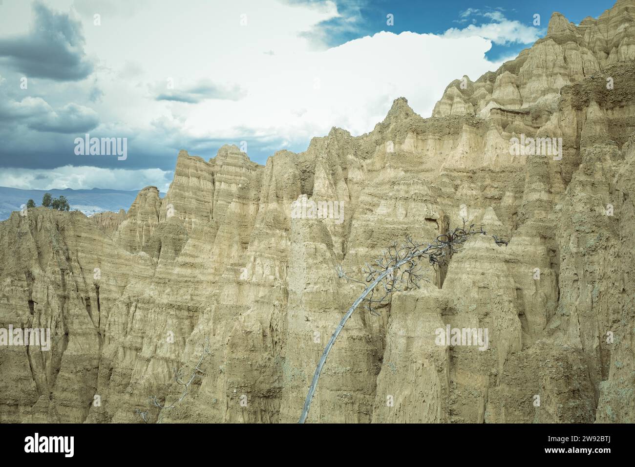 Clay formations, Wawi Wawi, Concepcion, Junin, Peru Stock Photo - Alamy