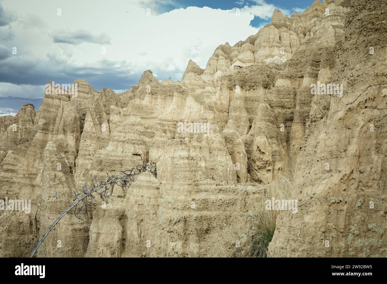 Clay formations, Wawi Wawi, Concepcion, Junin, Peru Stock Photo - Alamy