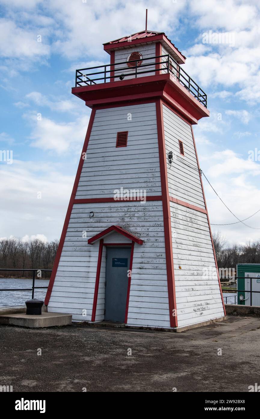 Grenville Lighthouse in Quebec, Canada Stock Photo - Alamy