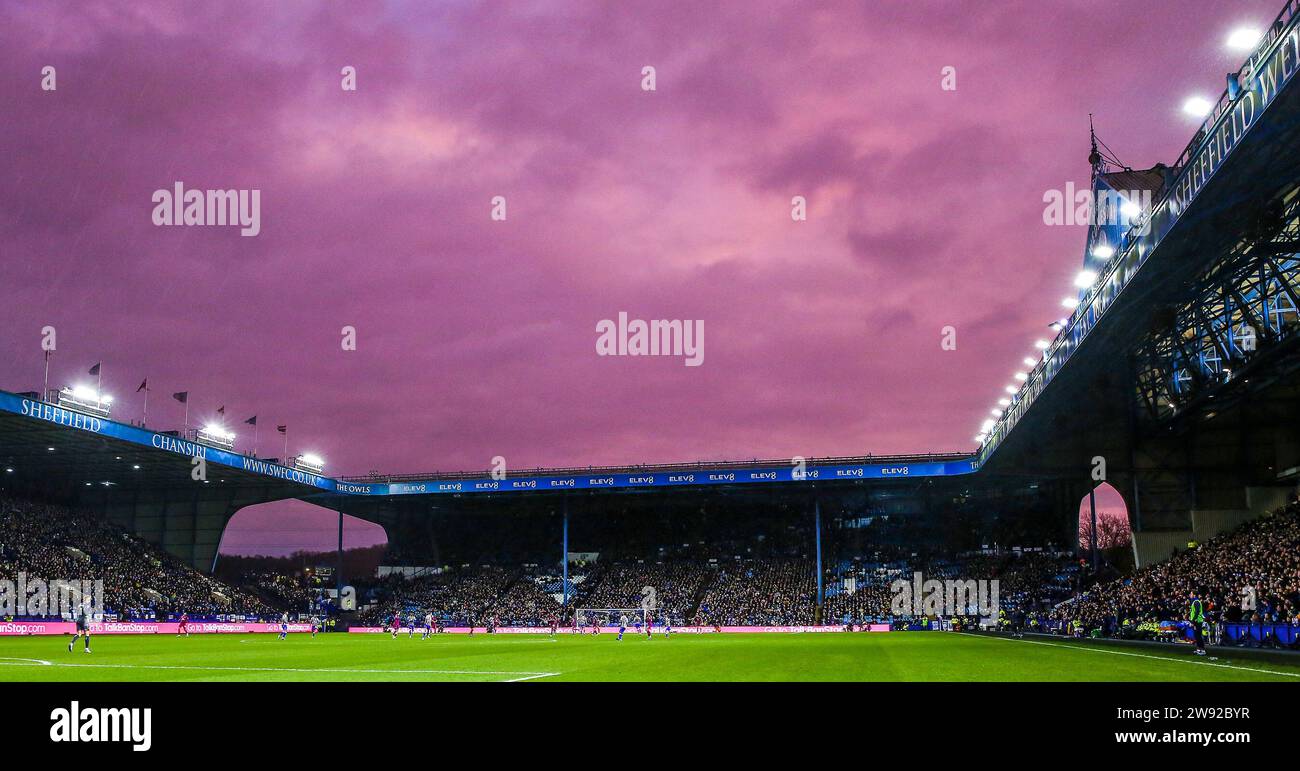 Sheffield, UK. 23rd Dec, 2023. Ground View inside the Stadium during ...