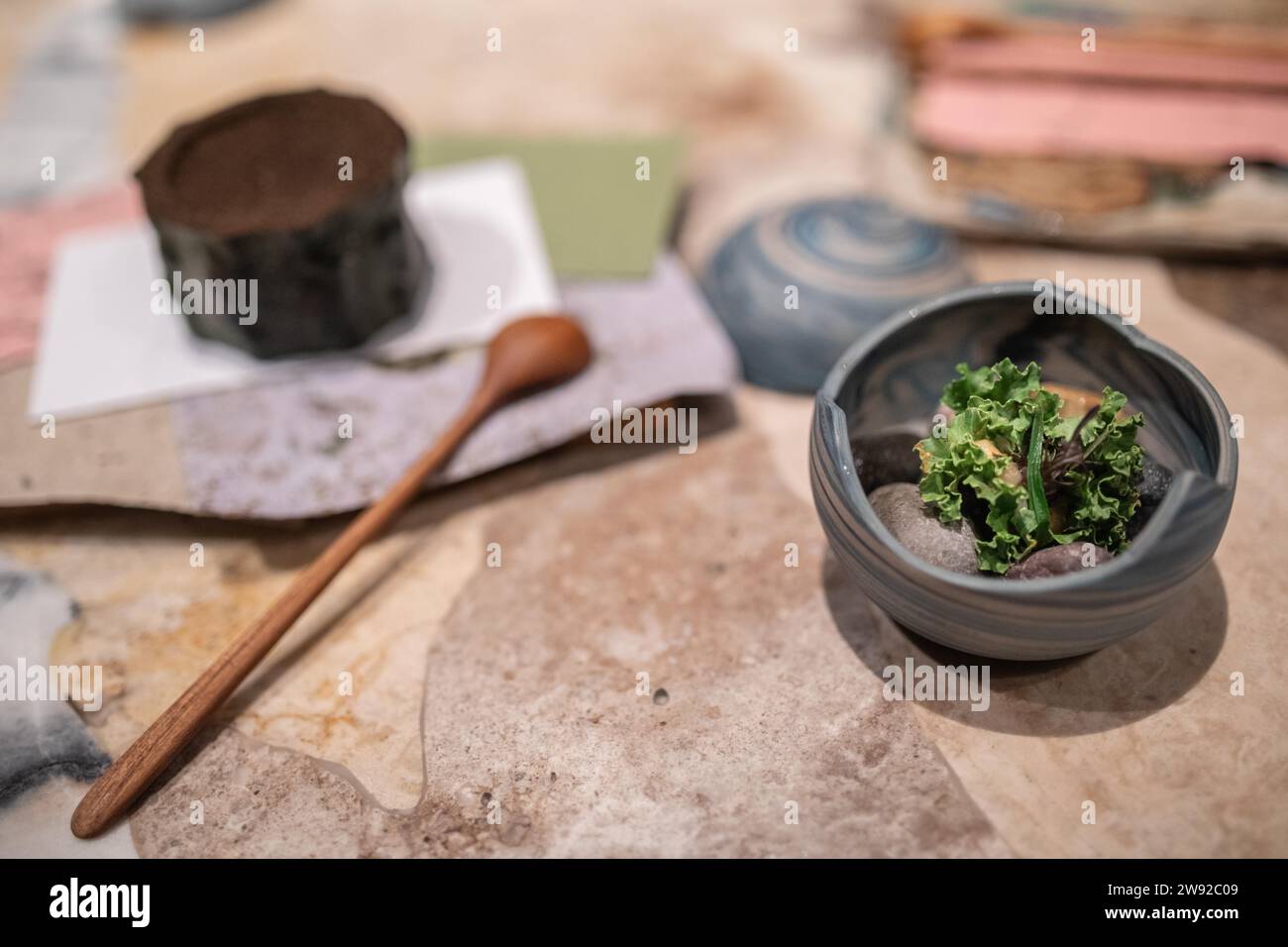 Papa Voladora, potato dish, Restaurante El Central, Lima, Peru Stock ...