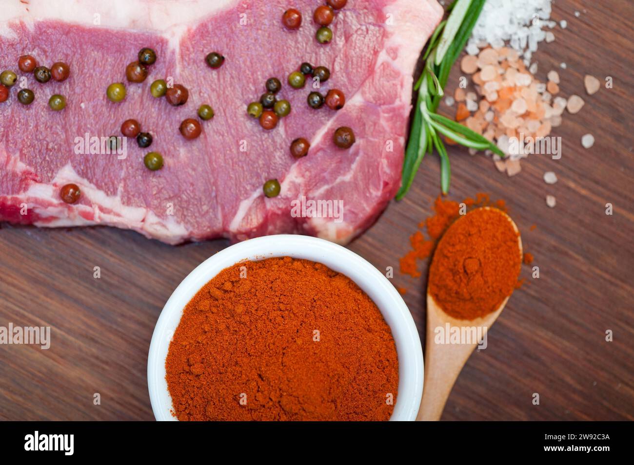 Raw uncooked ribeye beef steak butcher selection, Food photography ...