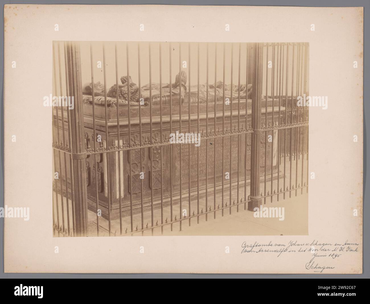 Graftombe by Johan van Schagen and Anna van Assendelft in the Dutch Reformed Church in Schagen ...