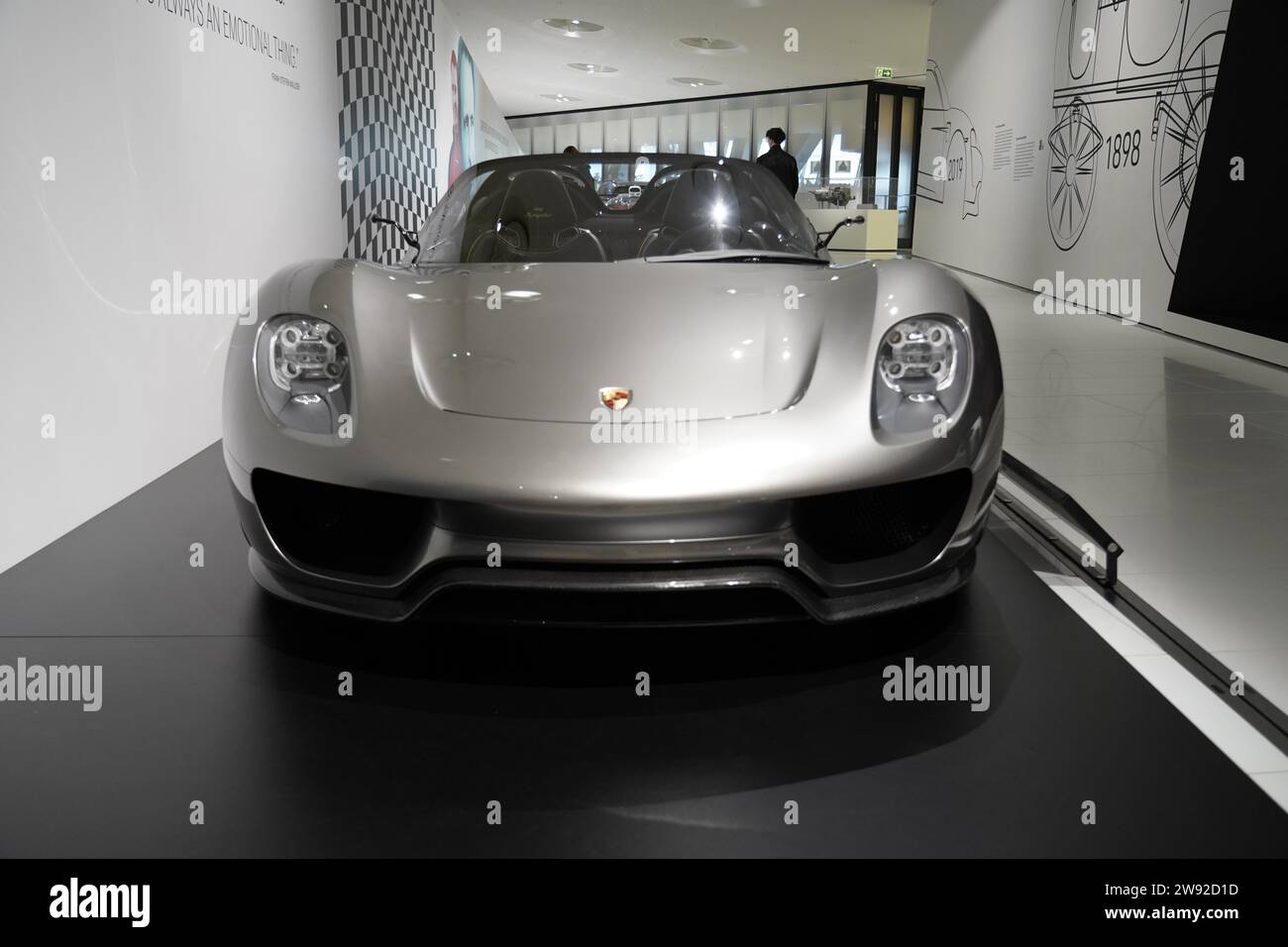 Porsche 918 Spyder study, Porsche Museum, Automuseum, Stuttgart, Baden ...