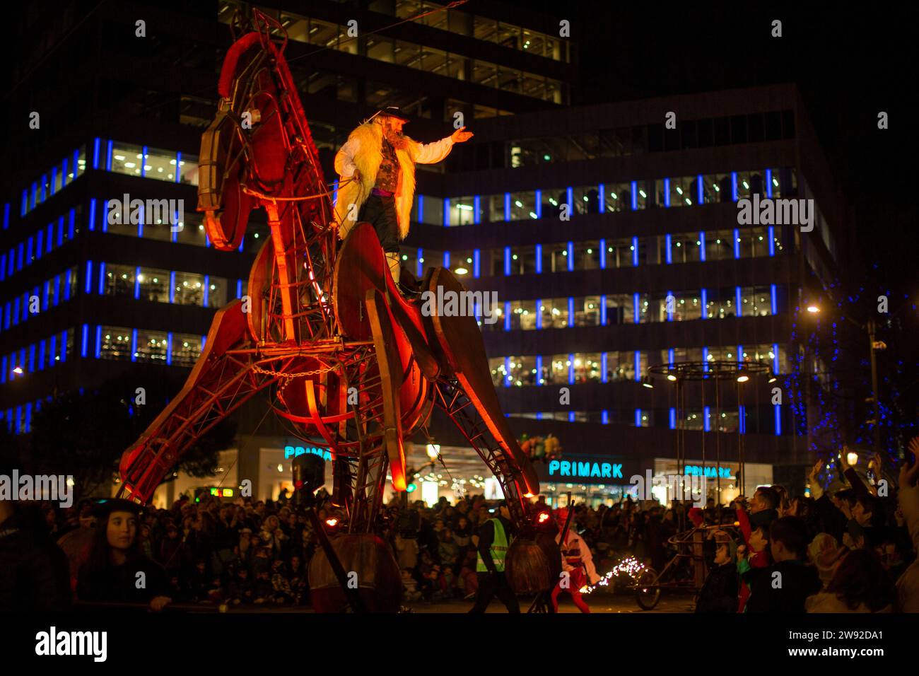 Bilbao, Vizcaya, Spain. 23rd Dec, 2023. Olentzero, a character of ...