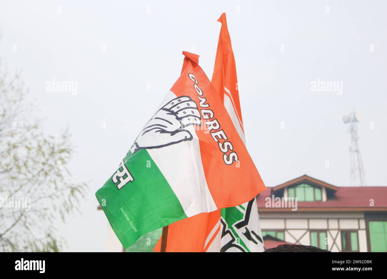 Indian national congress flag hi-res stock photography and images - Alamy