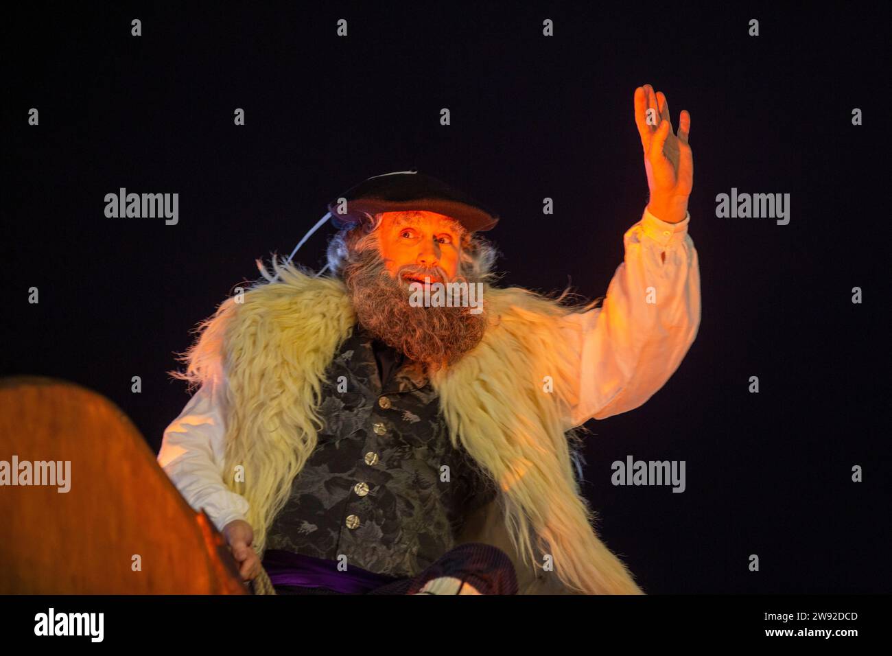 Bilbao, Vizcaya, Spain. 23rd Dec, 2023. Olentzero, a character of ...