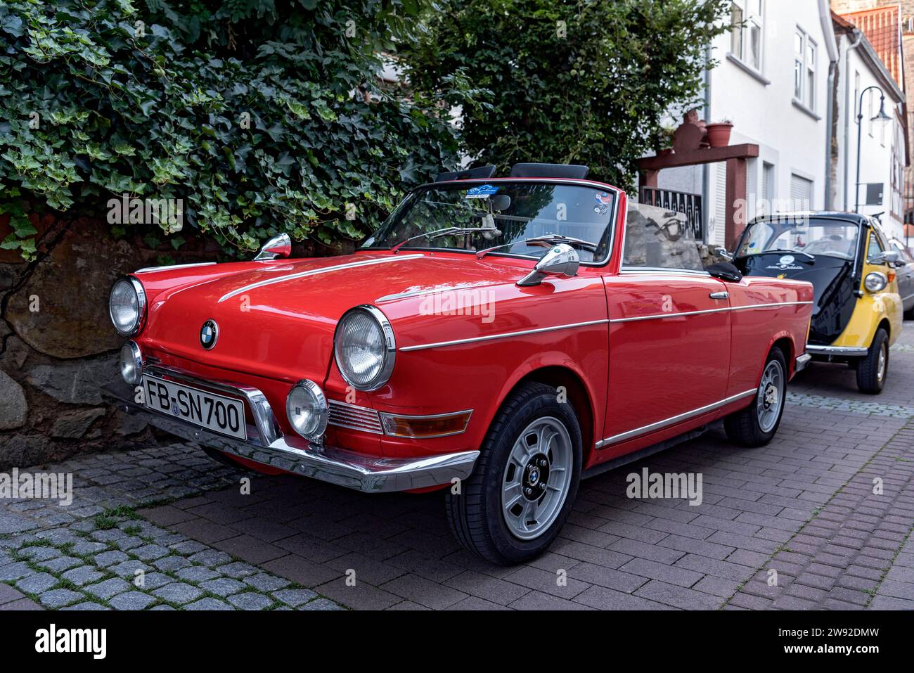 Oldtimer BMW 700 Cabriolet, convertible, small car, year of ...