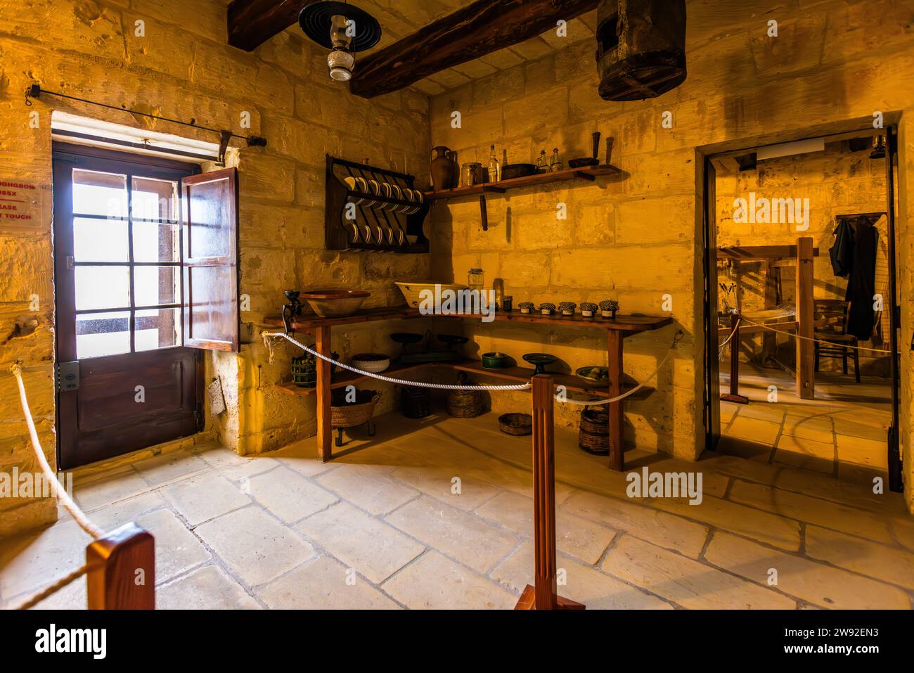 The Ta' Kola windmill was built in 1700. It is still in working order ...