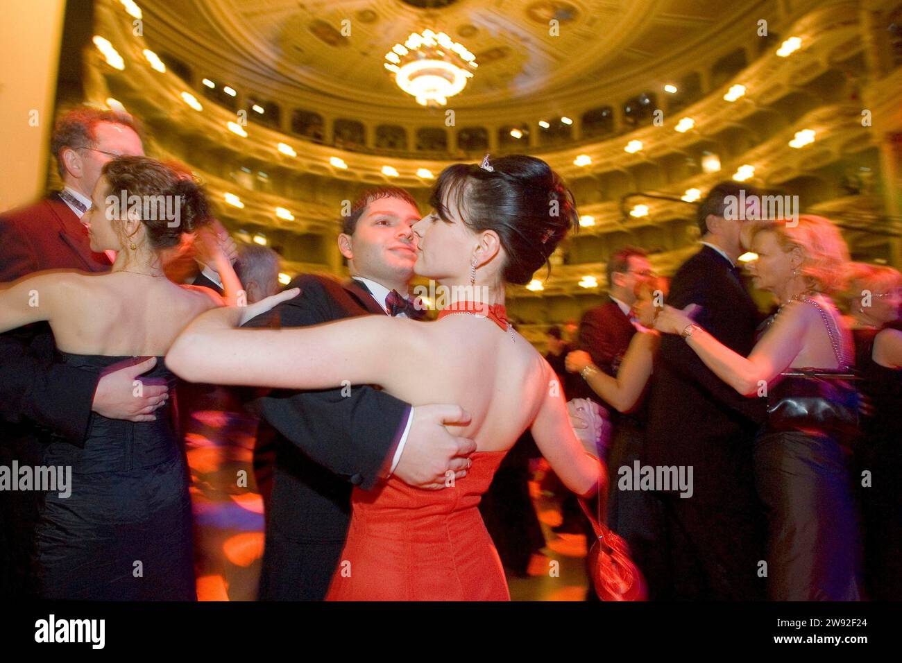 Semperoper Ball in Dresden For the Opera Ball in Dresden, the ...
