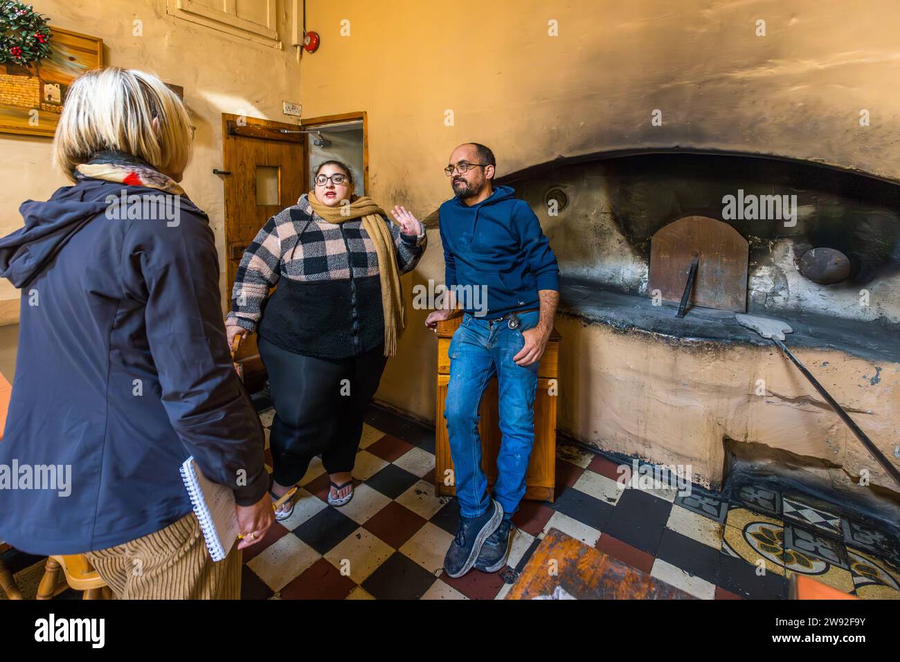 The Tal-Furnar restaurant used to serve as a bakery in Xaghra, Malta ...