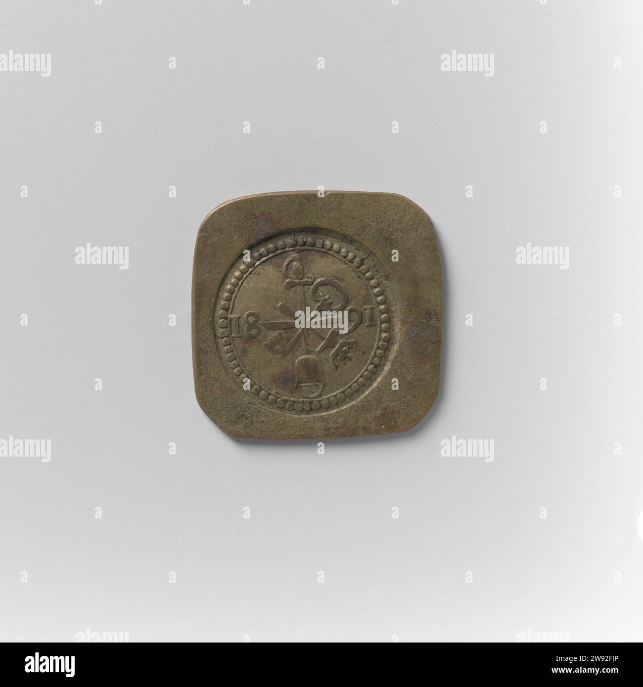 Smidsgilde van Amsterdam, Anonymous, 1681 medal Unilateral brass ...