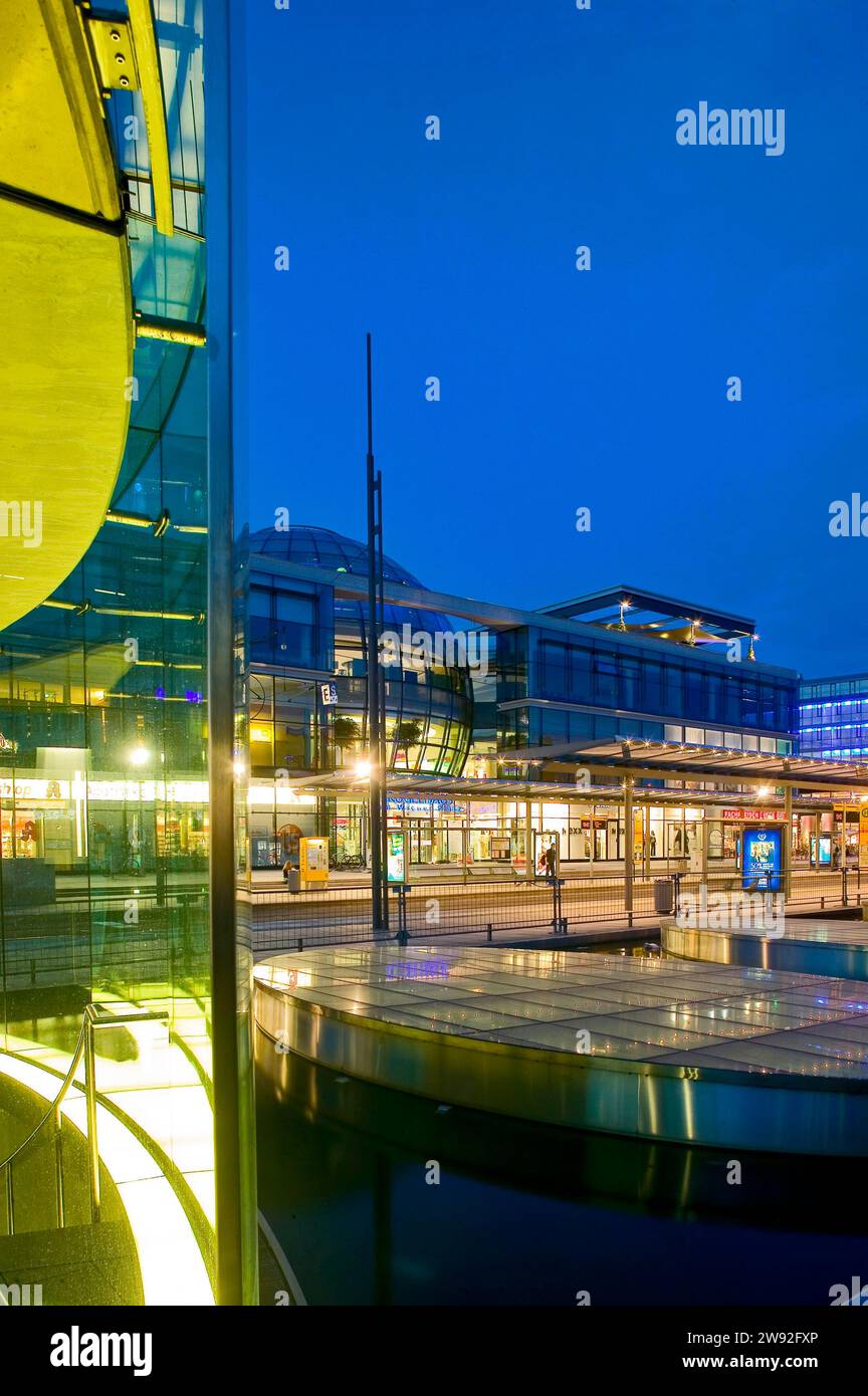 Wiener Platz, the redesigned forecourt of the main railway station with ...