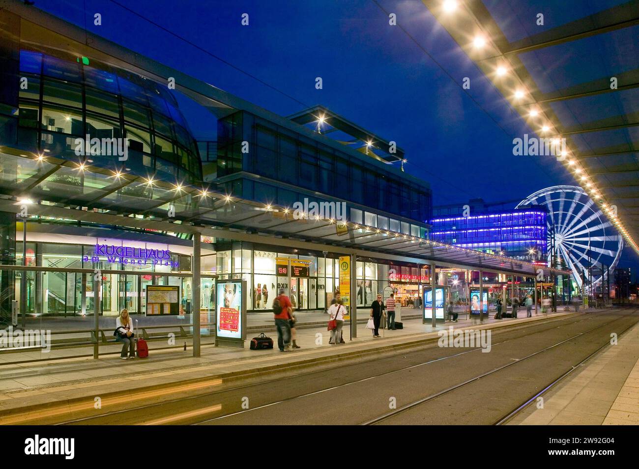 Wiener Platz, the redesigned forecourt of the main railway station with ...