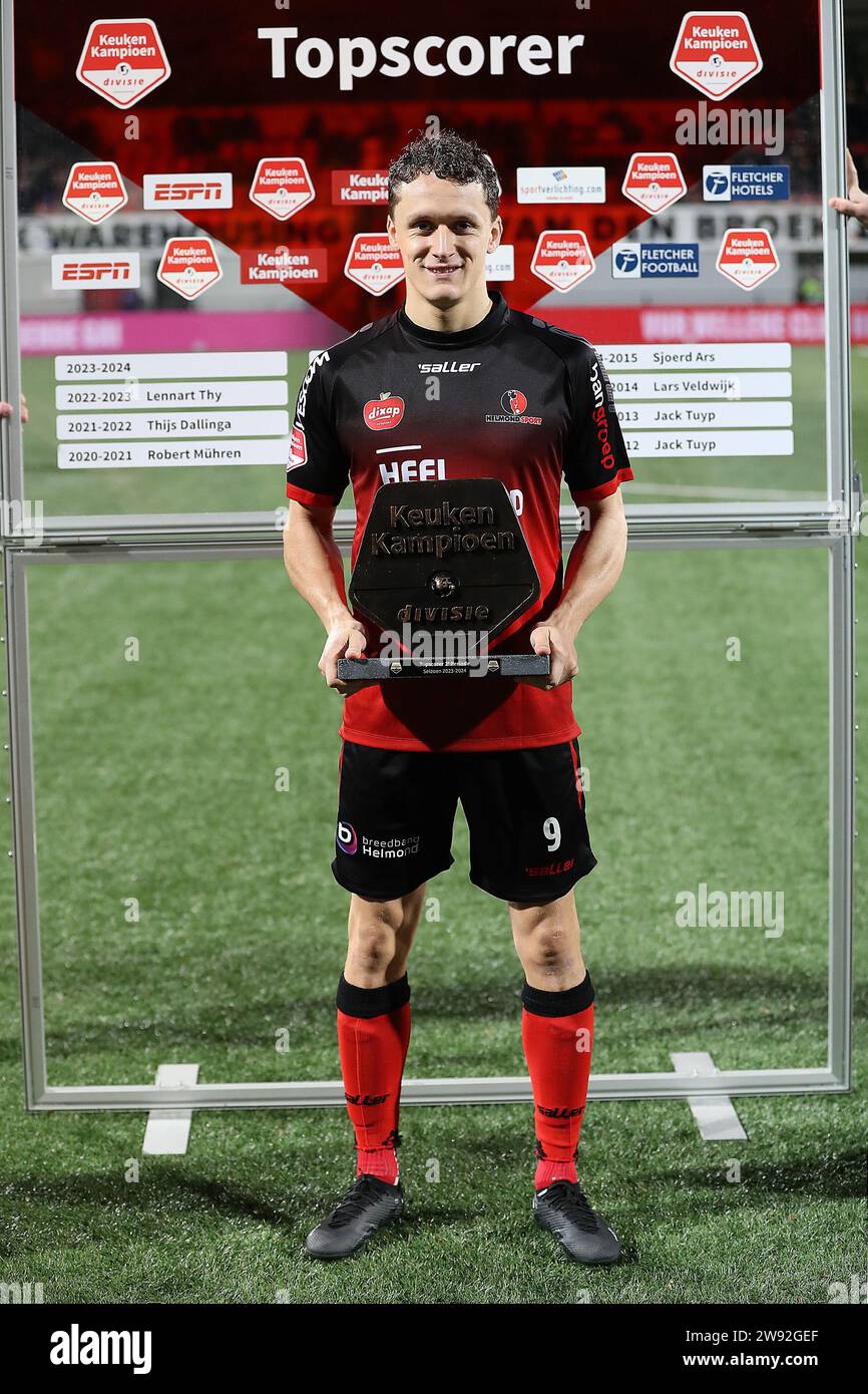 HELMOND, Netherlands. 23rd Dec, 2023. football, Dutch Keuken Kampioen ...